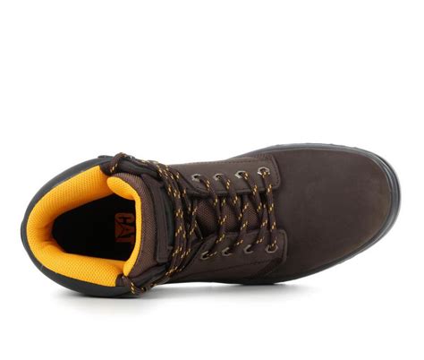 Mens Caterpillar Striver Steel Toe Work Boots Shoe Carnival