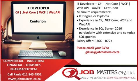 job masters pty ltd on linkedin developer netcore sql webapi