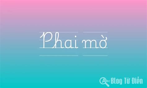 [Động Từ] Phai Mờ Là Gì Từ đồng Nghĩa Trái Nghĩa Từ Điển Tiếng Việt