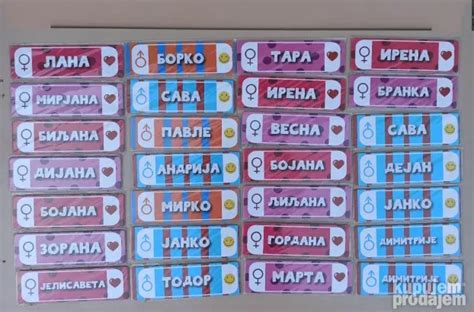 Ukrasna Tablica Tablice Sa Imenom Imenima Na ćirilici Kupujemprodajem