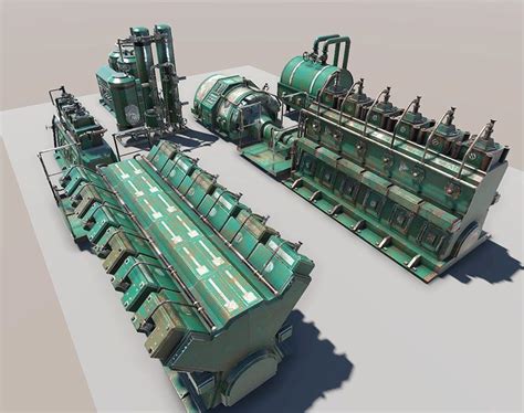 Engine Room Devices Unity Sbsar Adjusted Color