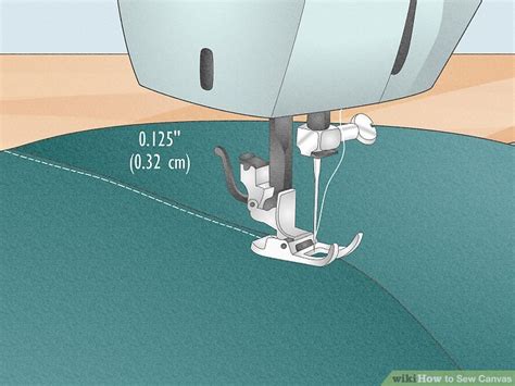 4 Easy Ways To Sew Canvas Wikihow