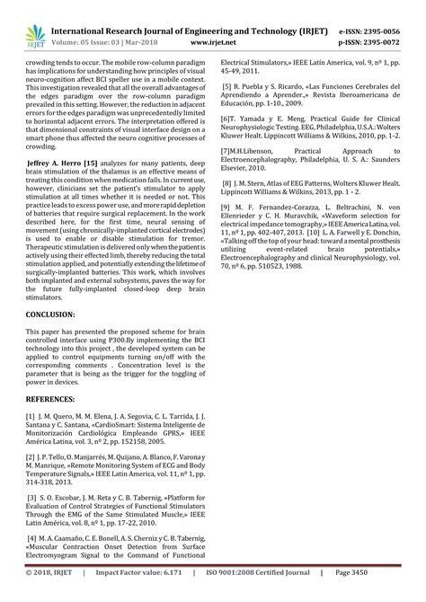 Irjet Survey On Eeg Based Brainwave Controlled Home Automation Pdf