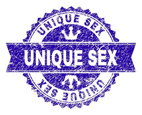 Grunge Textured Unique Sex Stamp Seal With Ribbon Stock Vector Illustration Of Word Caption