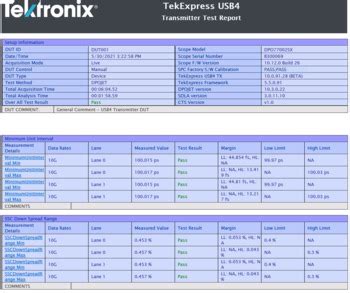USB Transmitter Compliance And Debug Solution Tektronix