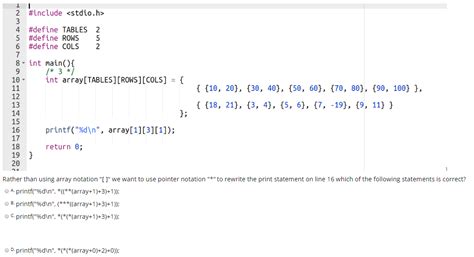 Solved Include 2 Define Tables Define Rows Define Cols