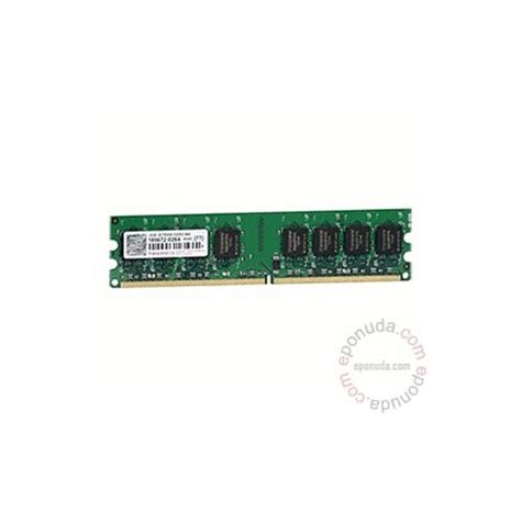 Transcend Jetram 2gb Ddr2 Jm800qlu 2g Cl5 Ram Memorija