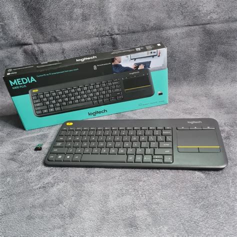 Jual Keyboard Logitech K400r Plus Wireless Touch Kota Malang Kharismakencana Tokopedia