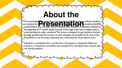 A PowerPoint Presentation Introducing The Concept Of Integers Ppt Download