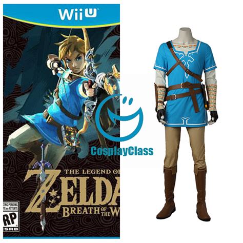 Legend Of Zeldabreath Of The Wild Link Cosplay Costume Cosplayclass