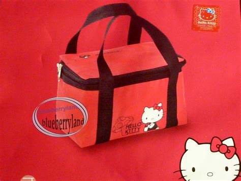 Sanrio Hello Kitty Insulated Cooler Warmer Bag Bento Lunchbag Lunch Bag Red