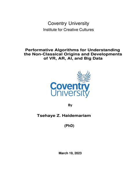 Pdf Performative Algorithms For Understanding The Non Classical