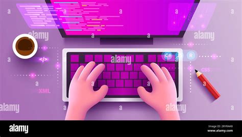 Person Using A Pencil Stock Vector Images Alamy