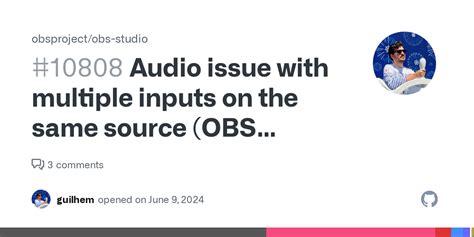 Audio Issue With Multiple Inputs On The Same Source OBS 30 1 2 Flatpak PipeWire Issue