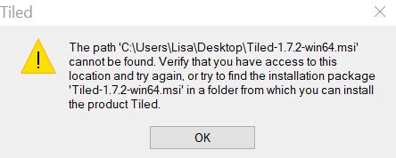 Can T Install Tiled Bugs Tiled Forum