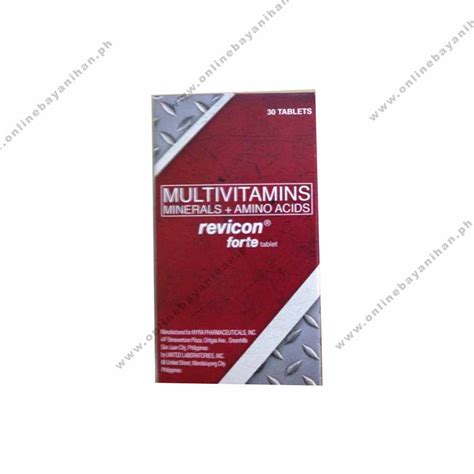 Revicon Forte Tablet 30pc Onlinebayanihan Ph