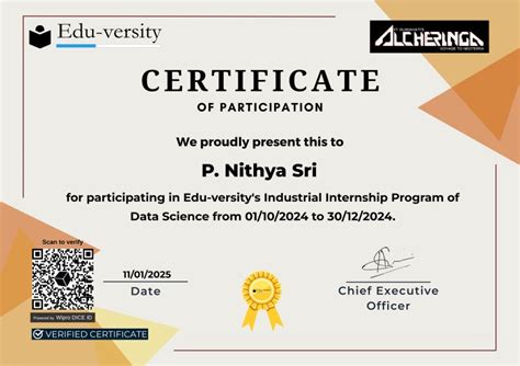 Im Thrilled To Share That Ive Completed My First Internship In The