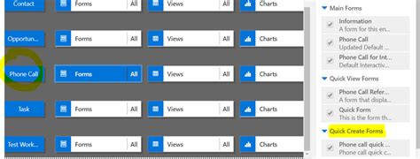 Quick Create Form Is Not Appearing In Dynamics Crm Stack Overflow