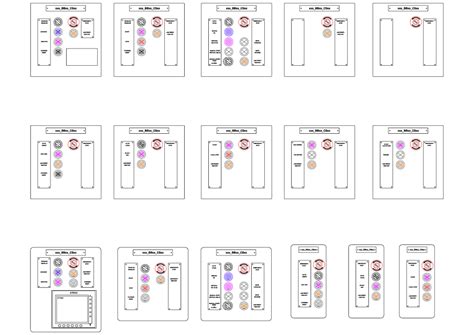 Push Button Control Station Layout Dwg Download