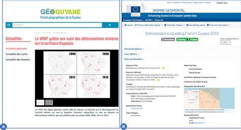 Wwfs Mining Deforestation Data Available On The Institutional Portals