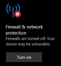 Security Windows Firewall Disabled Every Startup Server Fault