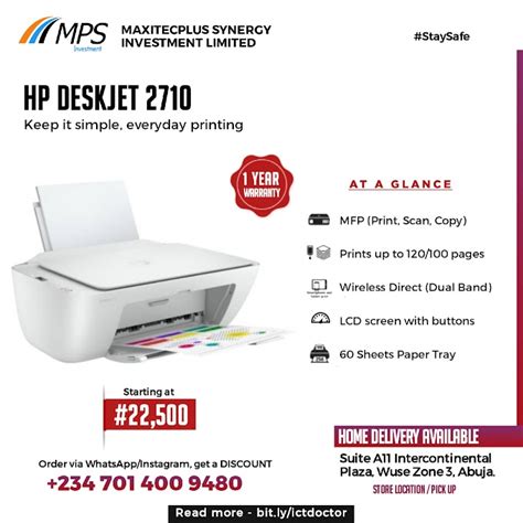 HP DESKJET PRINTER WIRELESS The ICT Doctor