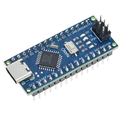 Arduino Nano V3 0 Compatible Atmega328p Ch340 5v 16mhz Usb C Soldere The Electronics Hub