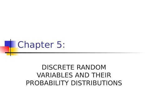 Ppt Discrete Random Variables And Their Probability Distributions Dokumen Tips