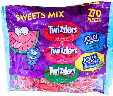 Jolly Rancher And Twizzlers Fruit Flavored Candy Variety Pack 270 Pcs