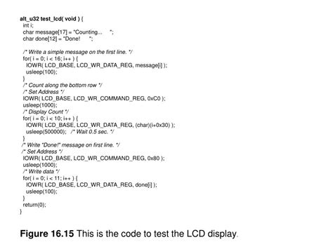 Ppt Figure 161 Setting The Nios Ii Ide Workspace To The Nios Ii