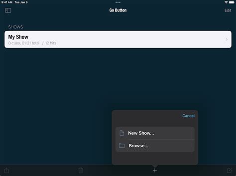 Importing Audio Files Go Button 3 Documentation