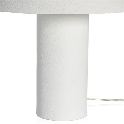 Santorini Table Lamp In Matte White Plaster 232792 001 By Four Hands