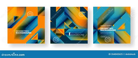 Geometric Abstract Background Design Template Stock Vector Illustration Of Geometry