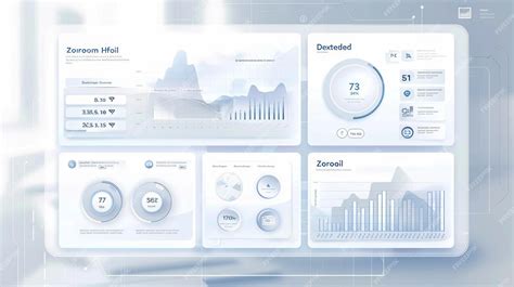 Premium Photo Mockup Dashboard With Infographic Pie Charts And