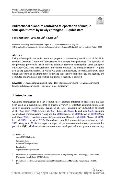 Bidirectional Quantum Controlled Teleportation Of Unique Four Qubit States By Newly Entangled 15