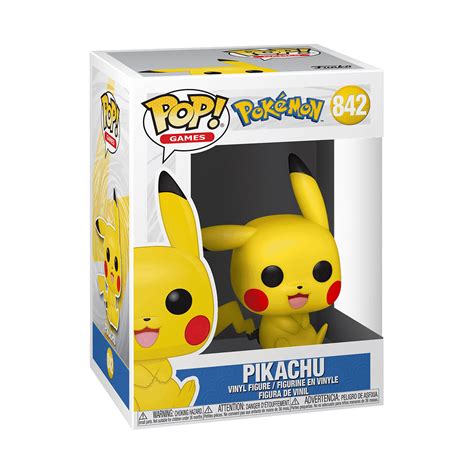 Buy Pop Pikachu Sitting At Funko