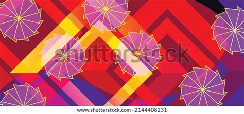 Abstract Red Rectangle Shapes Colorful Vector Stock Vector Royalty Free 2144408231 Shutterstock