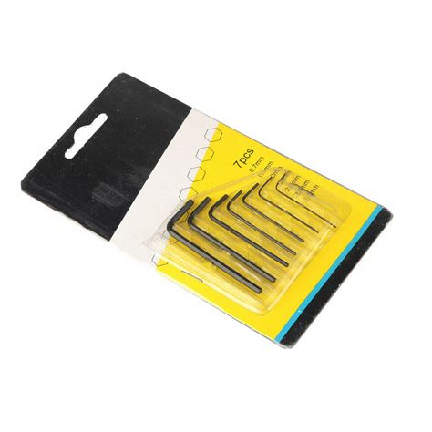Alloy Steel 07mm 3mm Mini Micro Hexagon Hex Allen Key Set Wrench
