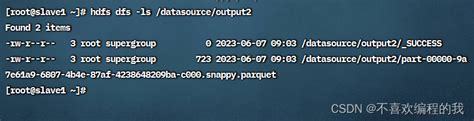 42 Spark Sql数据源 基本操作usersparquet Csdn博客