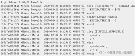 Git命令之追溯文件修改记录:git Blame 和 Git Show【笔记】 Csdn博客 Git命令之追溯文件修改记录:git Blame 和 Git Show【笔记】 Csdn博客