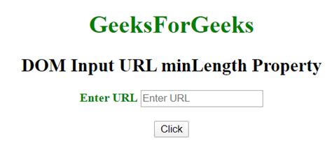 Html Dom 输入 Url Minlength 属性 码农参考
