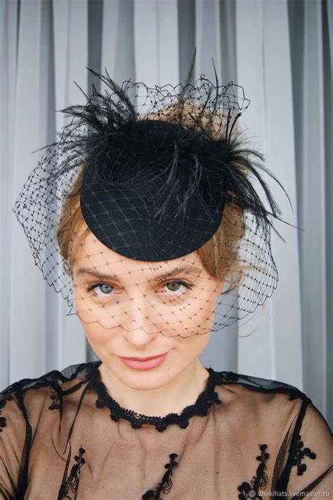 Шляпа с вуалью "Yanni" в интернет-магазине на Ярмарке Мастеров | Шляпы ...