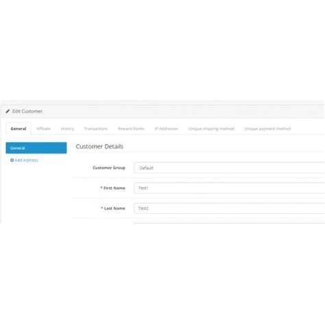 Opencart Unique Customer Payment Method