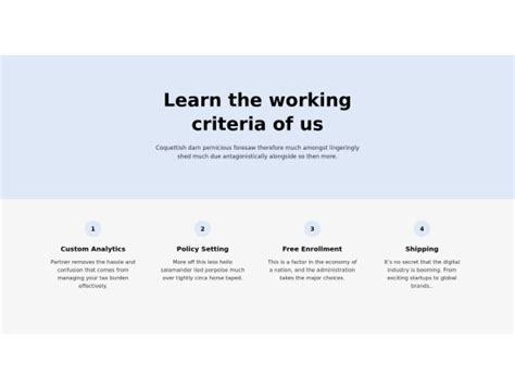 How It Works List With Image And Grid Style Cards Easyfrontend