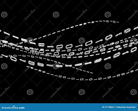 Binary Stream Stock Illustration Illustration Of Blue 2719884