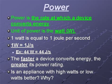 Section 3 3 Measuring Energy Input And Output