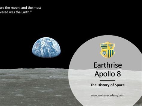 Space Race Earthrise Apollo 8 Teaching Resources