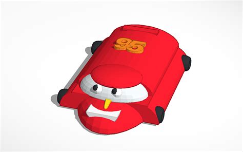 3d Design Lightning Mcqueen Project Tinkercad