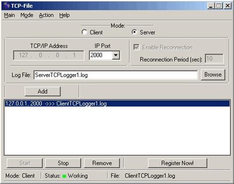 TCP IP Data Logger FREE Download TCP IP Data Logger FTP Internet