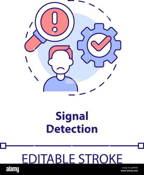 Signal Detection Concept Icon Stock Vector Image Art Alamy